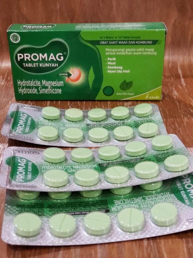 Promag Tablet Kunyah 1 Blister – Cafe Pendawa