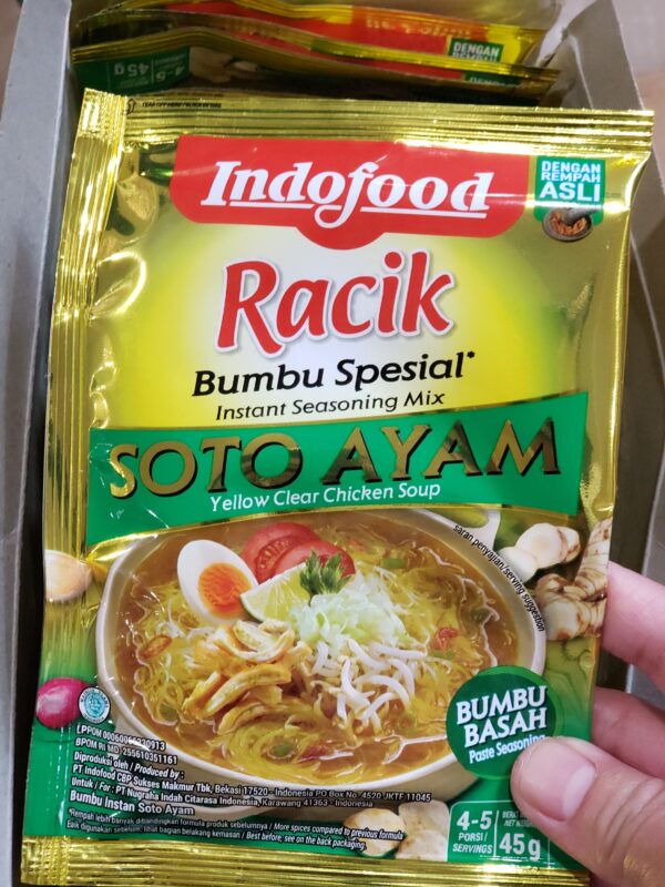 Indofood Racik Soto Ayam 45g – Cafe Pendawa
